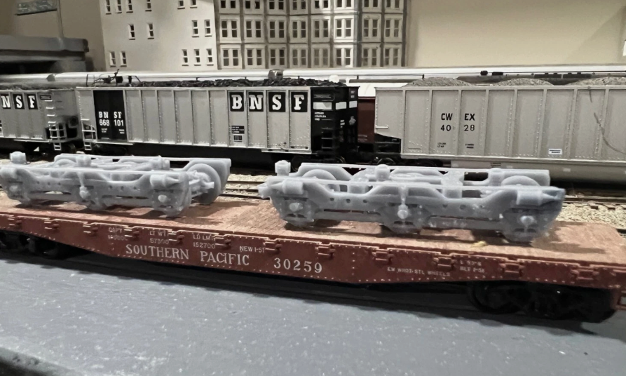 Locomotive Bogie / Truck with traction motors – Earnest Trains